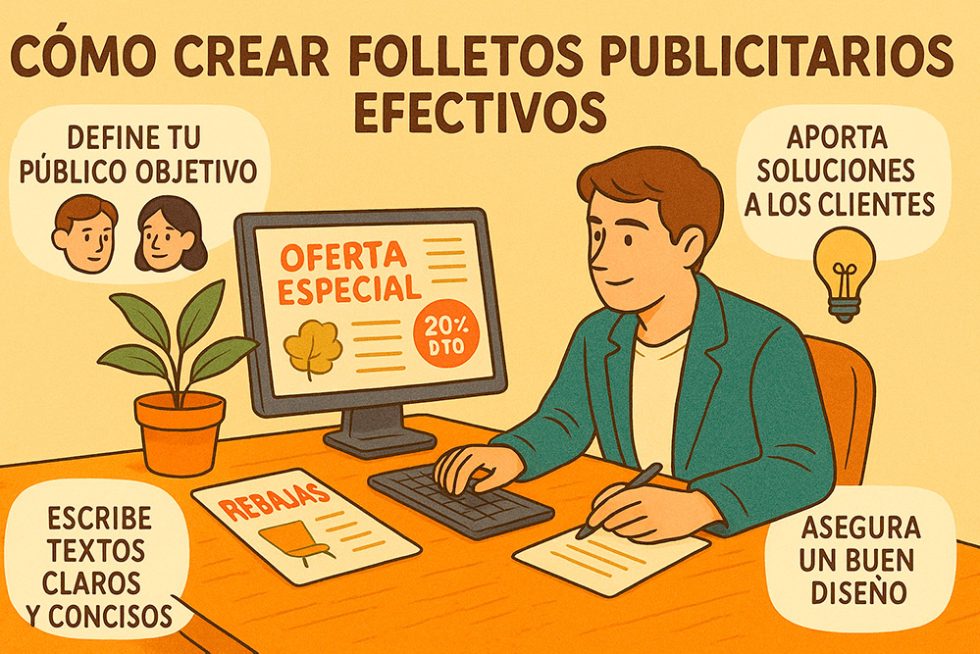 Cómo diseñar folletos y flyers publicitarios que venden - Para Imprimir ...